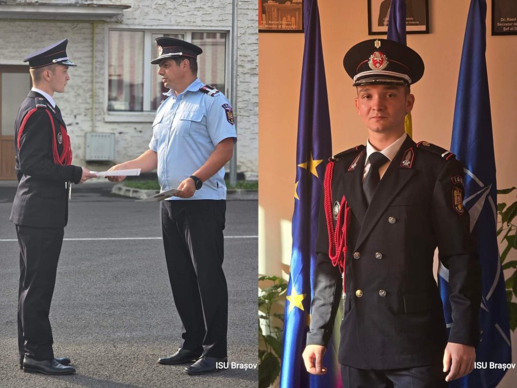 Un tânăr din Arad este noul adjunct comandant la secția de Pompieri ...